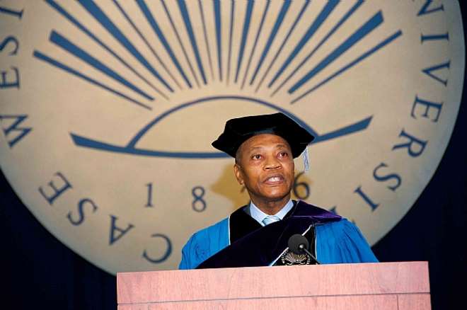 Ibn Chambas Addresses Case Western Reserve University’s 2014 Commencement