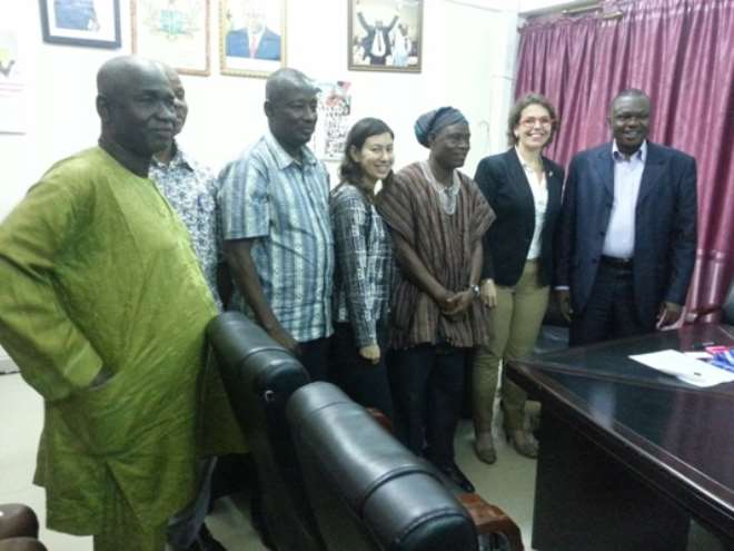Israeli Ambassador Tours MASHAV Educational Projects In Tamale