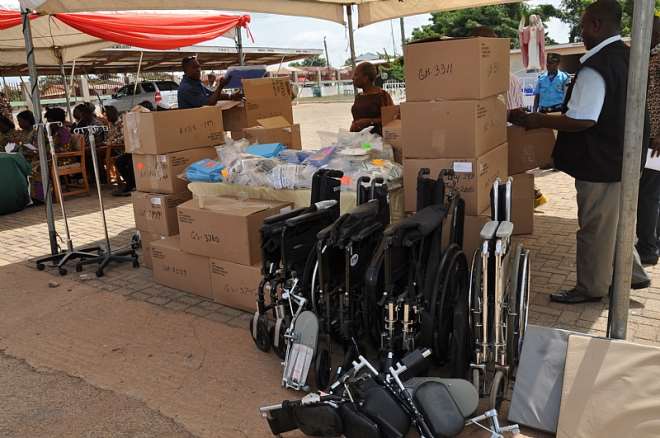 Matilda Amissah Arthur Assists Margret Marquart Catholic Hospital In Kpando