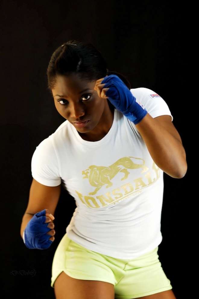 Big Bout As German Based African Female Boxer Bintou Yawa Schmill Also ...