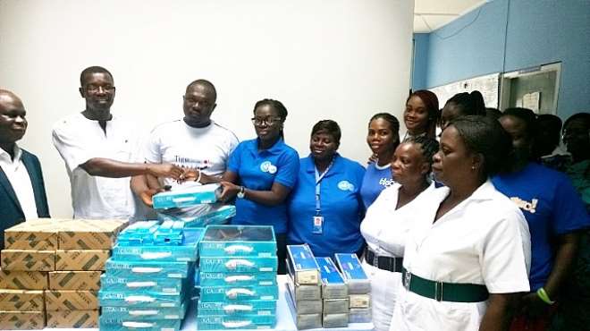 Tigo Donates To Keta Hospital