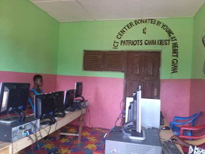 KNUST Chapters of NGO's establish ICT Center in the Ashanti Region.