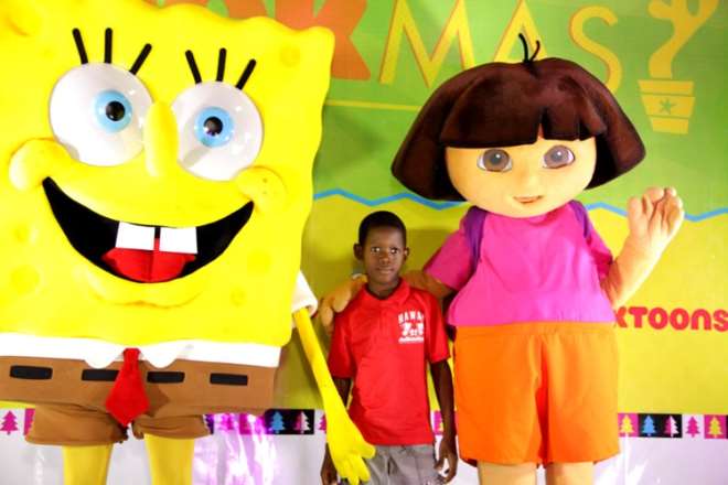 Kids Party With Dora The Explorer And SpongeBob SquarePants To ...