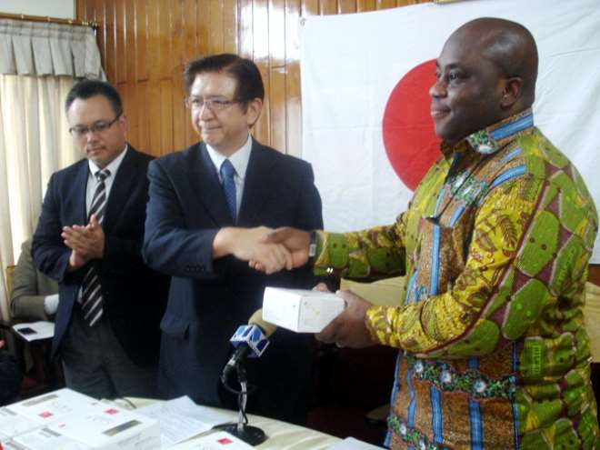 JICA Donates 128 Specialised Non-Contact Thermometers To Ghana