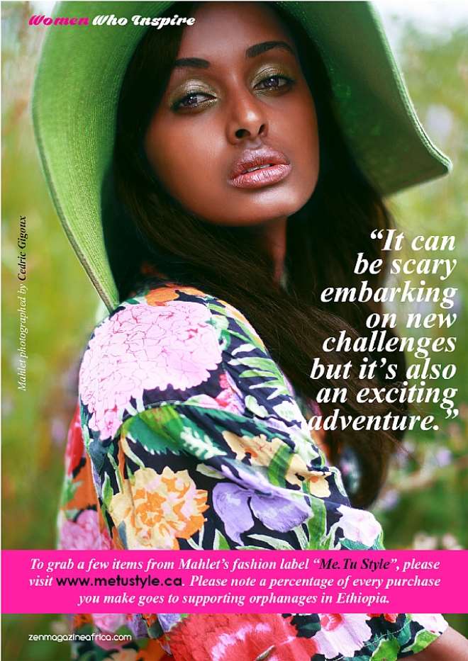 Zen Magazine's interview with Ethiopian beauty Mahlet Seifu
