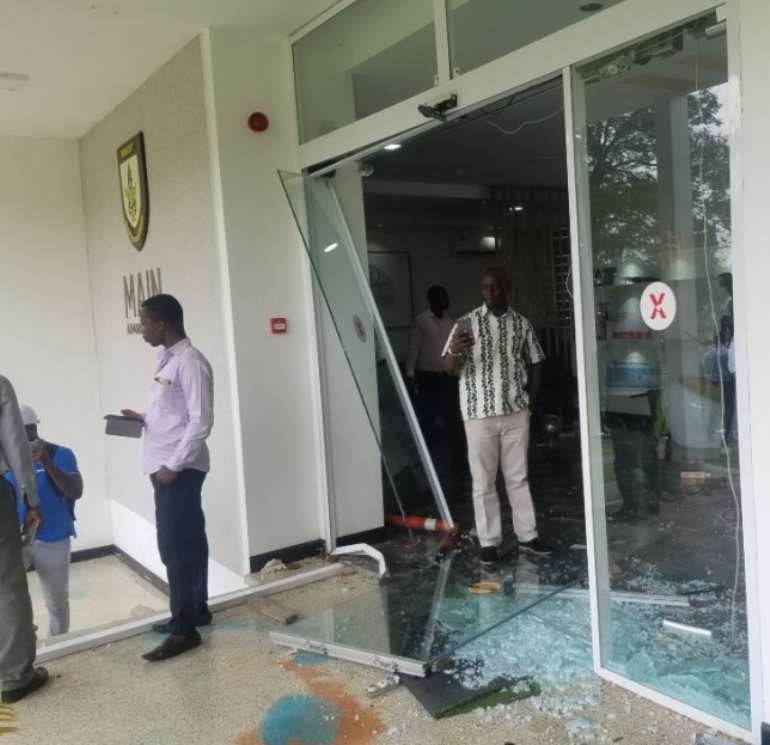 Before And After Demonstration At KNUST