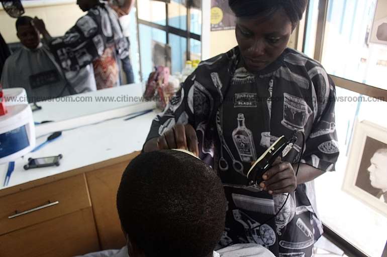 The Inspirational Ghanaian Woman Barber