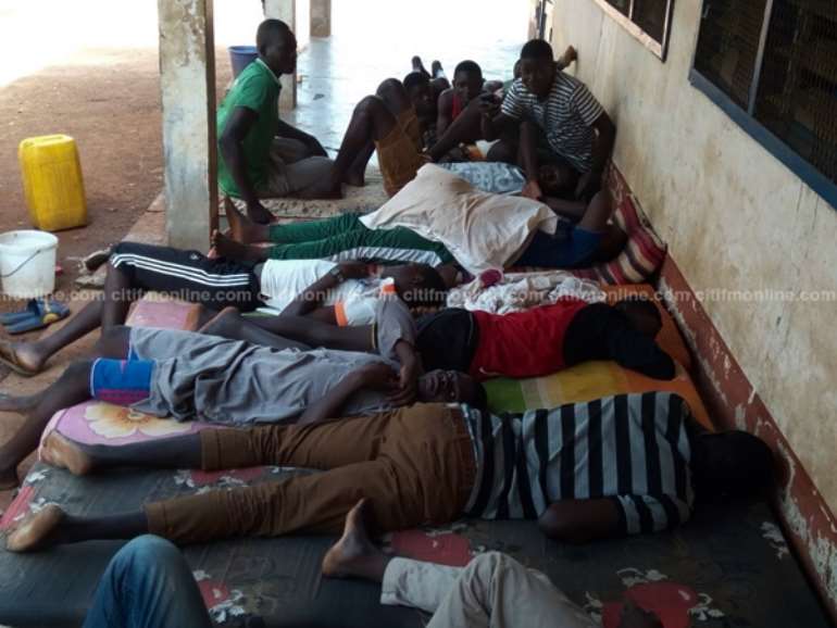 Students 'Sleeping Under Trees' At Tamale Vitting High School
