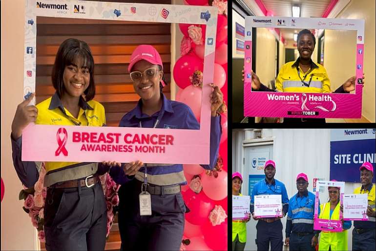 Newmont champions breast cancer awareness among employees and host ...