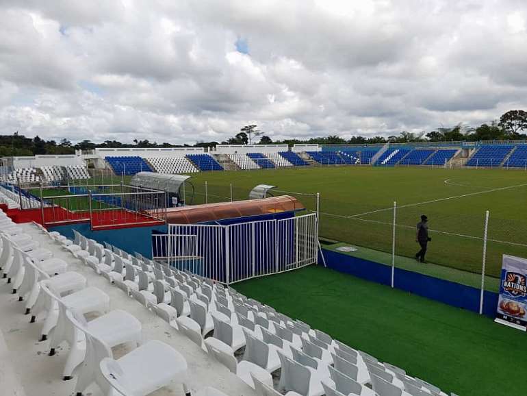 Check out beautiful pictures of Dr Kwame Kyei's Nations FC Stadium at ...