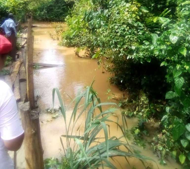 Parts of Techiman flooded after two days of torrential rains