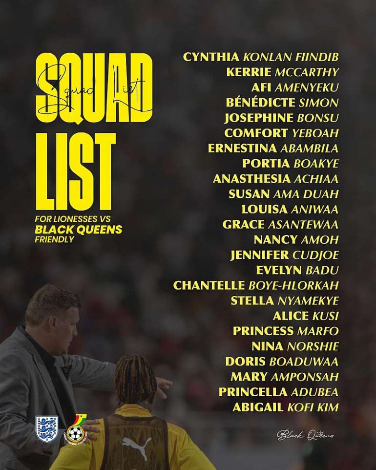 Black Queens: Kim Lars Björkegren announces squad for friendly game ...