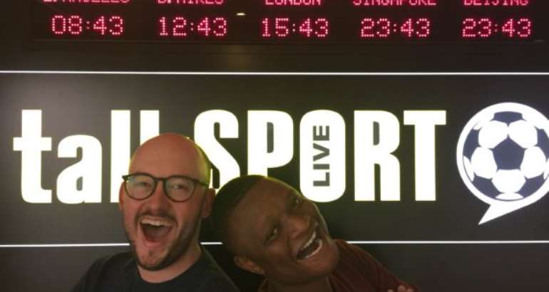 CITI FM’s Rahman Osman visits partner station talkSPORTS [Photos]