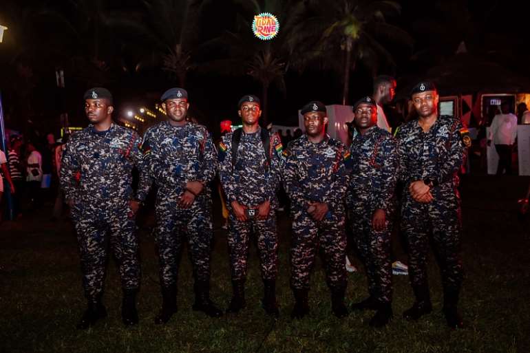 Ghana Police Service ensure smooth experience at Tidal Rave Festival 2023