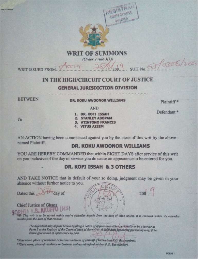 'Stolen Vehicles': Health Expert Sues Leading BONABOTO Members For ...