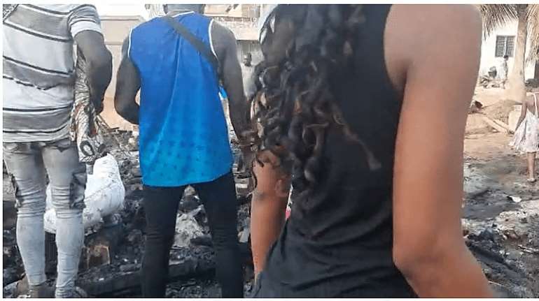 Accra: Fire destroy shops at Agbogba