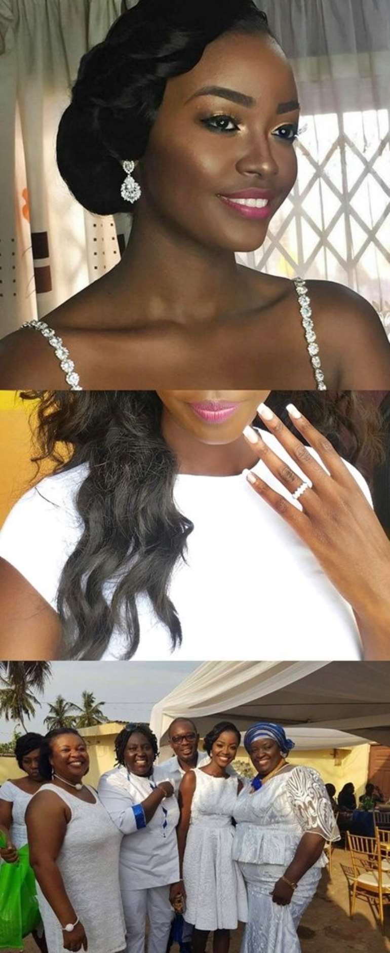 Photos: Former Miss Ghana Naa Okailey Shooter marries