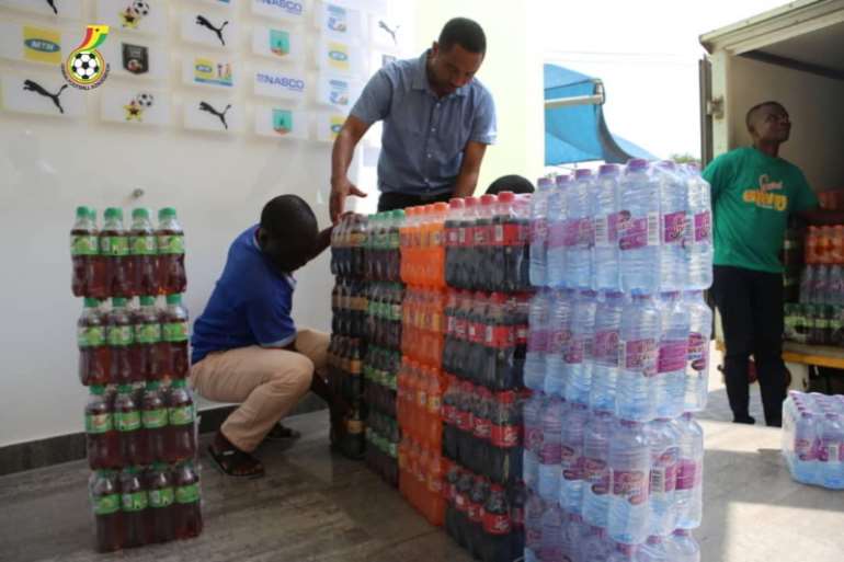 Special Ice Company Makes Donation TO Ghana FA
