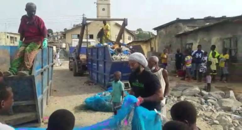 Plastic waste 'swallows' Cape Coast beaches