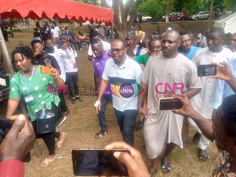 Ejisu NPP Primary: Kwesi Nyantakyi discharged from hospital, shows up ...