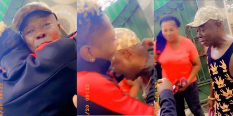 Shatta Wale surprises his father, Shatta Capo on his birthday