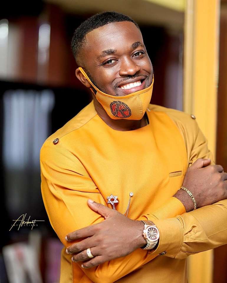 Kennedy Osei Stuns In This Latest African Wear Outfit Made By His Wife ...