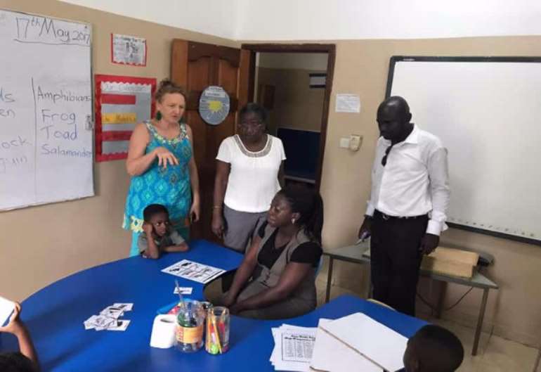 Matilda Amissah-Arthur donates to Multikids Inclusive Academy Matilda Amissah-Arthur donates to Multikids Inclusive Academy