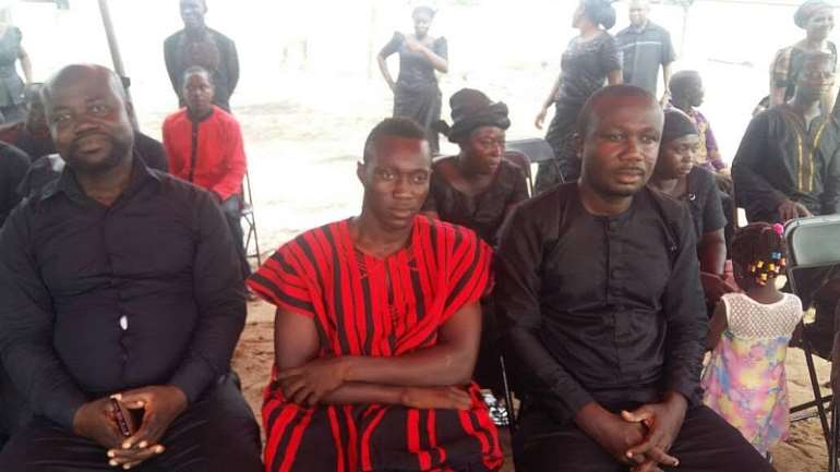 PHOTOS: Medeama defender Samuel Adade observes one-week of father's demise