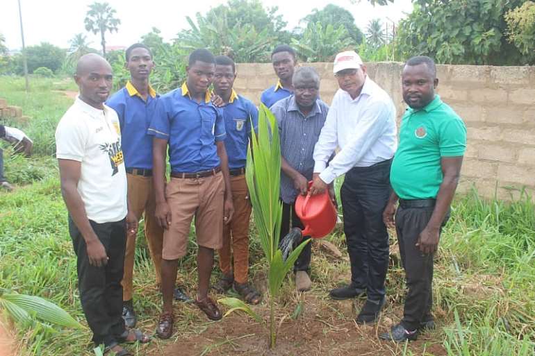 ASA Savings and Loans plant trees at Methodist Technical Institute in ...