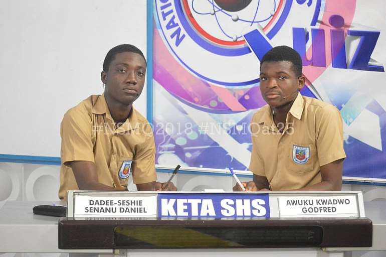 NSMQ2018: Ketasco make 'Keta school boys' out of Adonten SHS