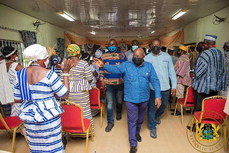 Your interventions in Nandom unparalleled – Nandom Chiefs to Akufo-Addo