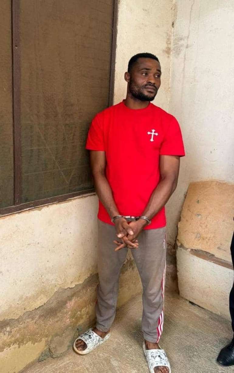 Man arrested for allegedly stealing prepaid meters at Abuakwa Agogo Newsite