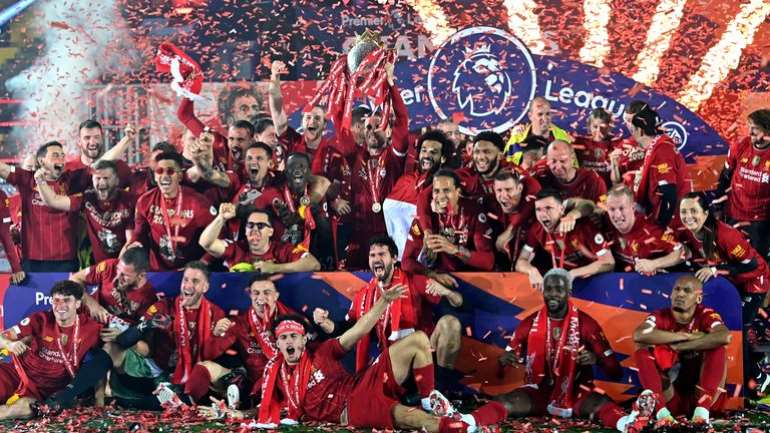 PHOTOS: Liverpool Finally Lift Premier League Trophy