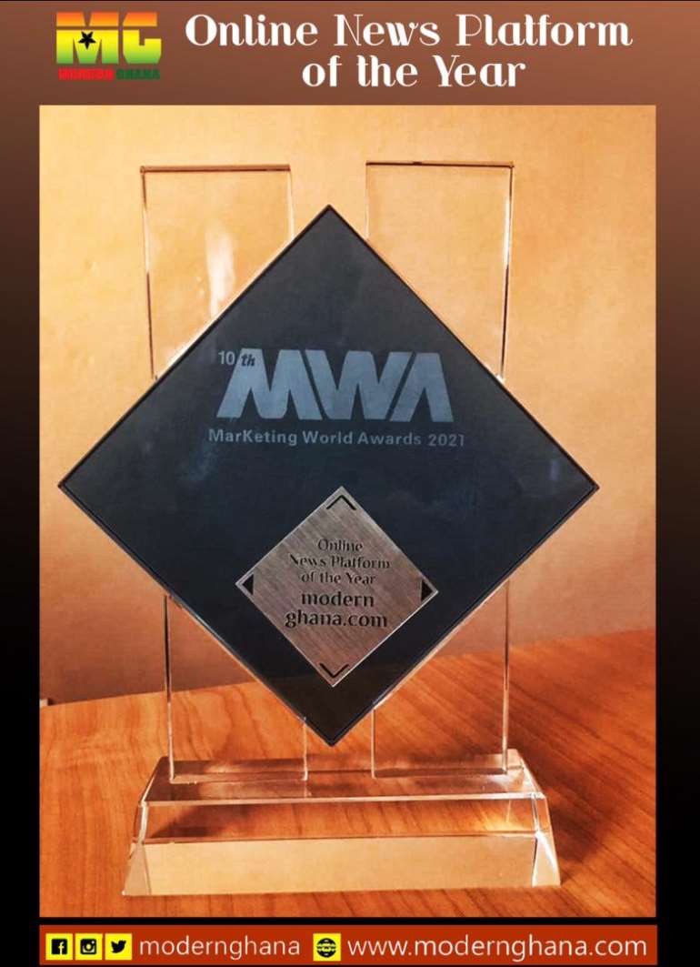 ModernGhana wins Online News Platform of the Year