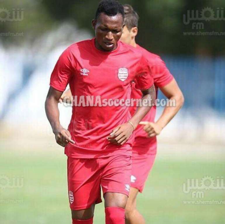 PHOTOS: Exclusive photos of Latif Anabila on trials at Club Africain