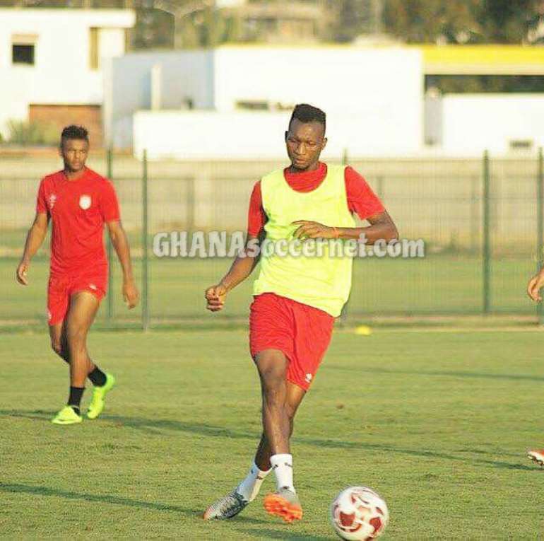 PHOTOS: Exclusive photos of Latif Anabila on trials at Club Africain