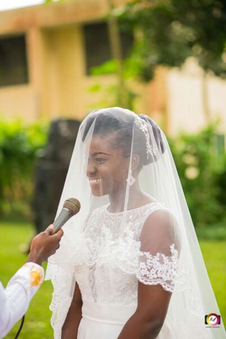 Photos: Manasseh Azure marries 'Serwaa', finally shows her face