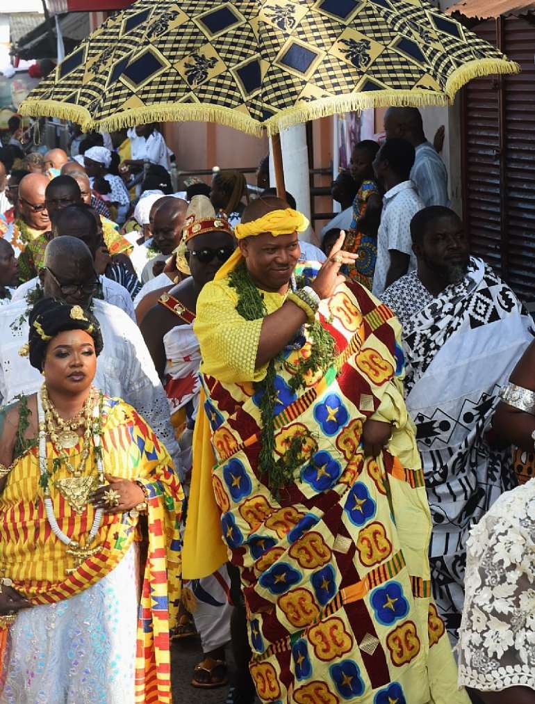 Adonko supports La Abese Adonten Homowo Festival with cash, drinks