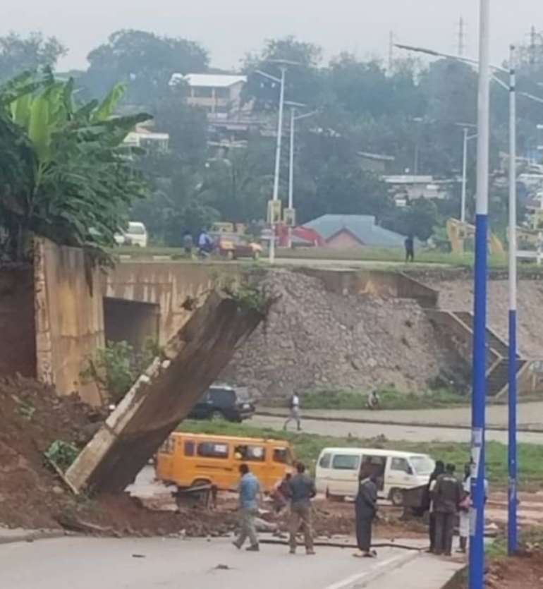 10-Meter Wall Collapses At Sofoline Interchange Project