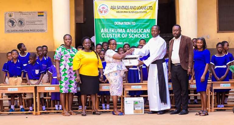 ASA supports Ablekuma Anglican Cluster of Schools, Kwabenya M/A 1 Basic ...