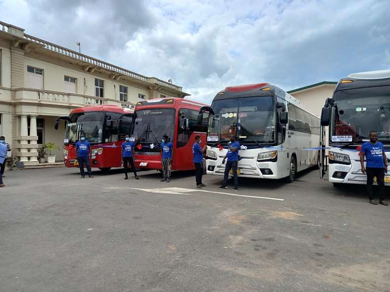 Korle-Bu staff get bus shuttle service after 99 years