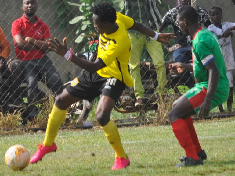 Photos: Techiman City draw 1-1 with AshantiGold to maintain unbeaten ...