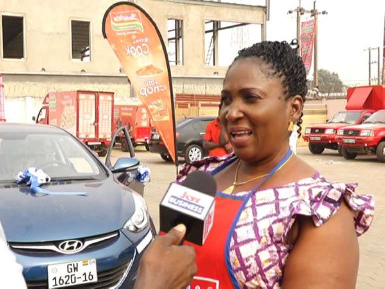 Indomie rewards clients with cars