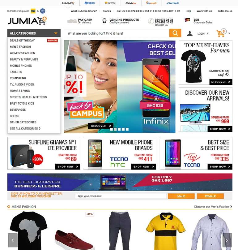 eCommerce Report: Ghana’s Top 20 eCommerce Websites