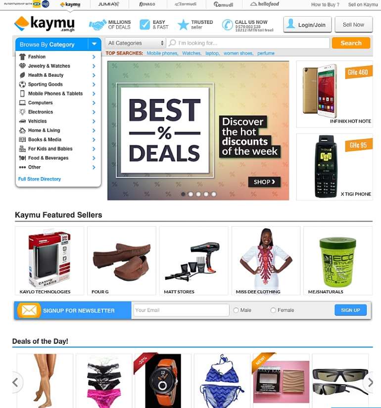 eCommerce Report: Ghana’s Top 20 eCommerce Websites