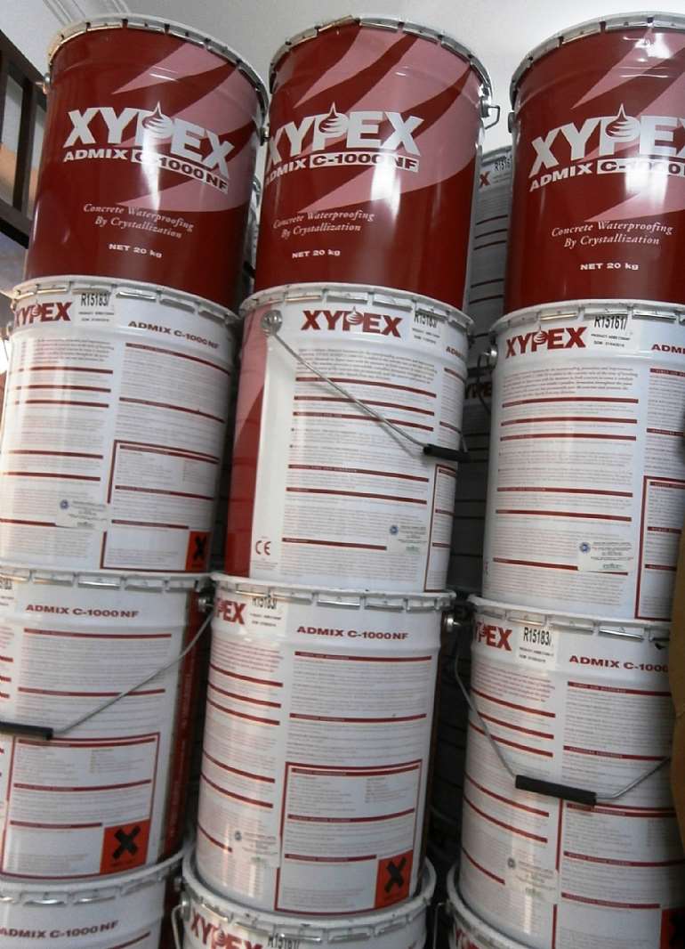 IS WATER SEEPAGE INTO CONCRETE YOUR HEADACHE? XYPEX IS THE SOLUTION