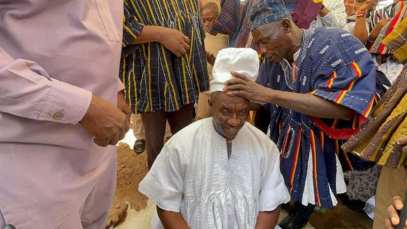 New Gonja Chief and Queen Mother installed in Akuapem Mampong