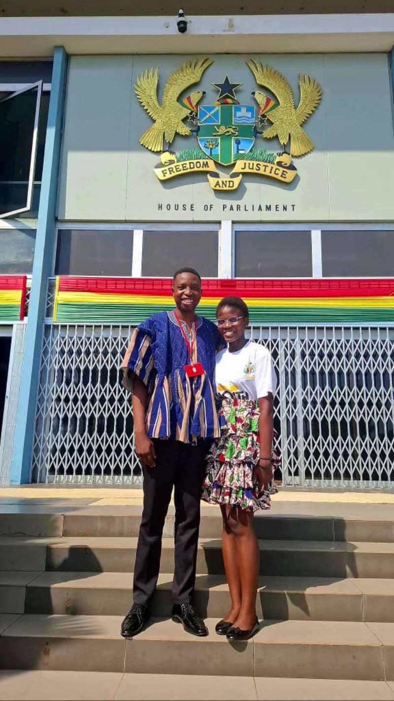 YIP prepares next generation of Ghanaian leaders as it visits Parliament