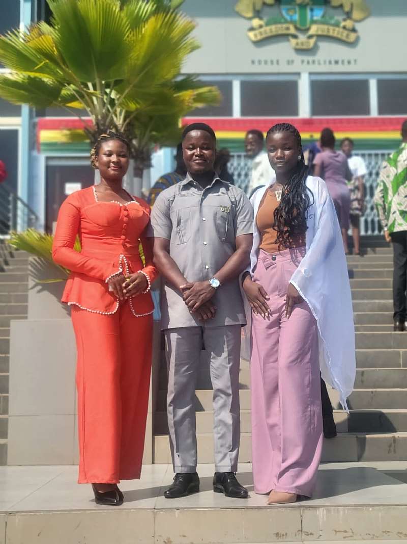 YIP prepares next generation of Ghanaian leaders as it visits Parliament