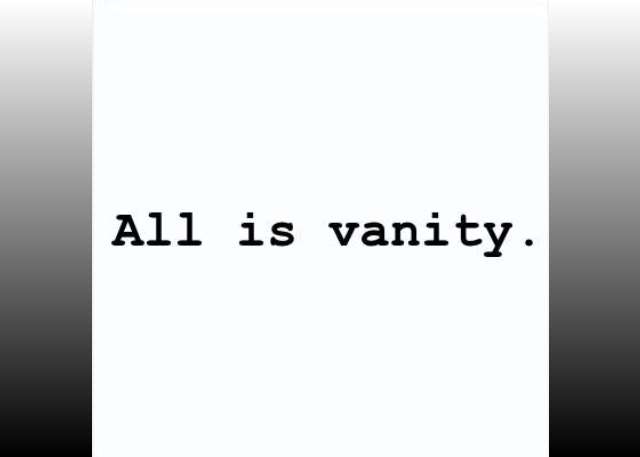 Vanity Quotes New Gig: Columnist For Project Vanity